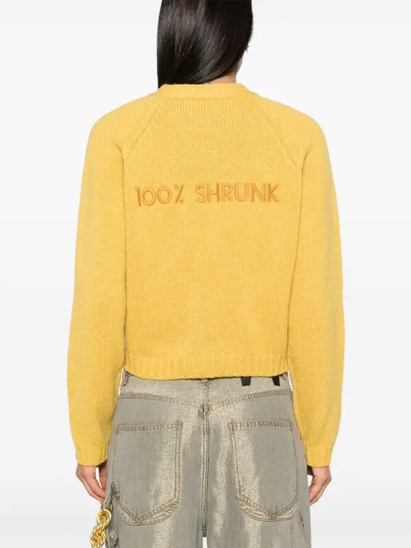 Moschino 100% Shrunk Virgin Wool Cardigan