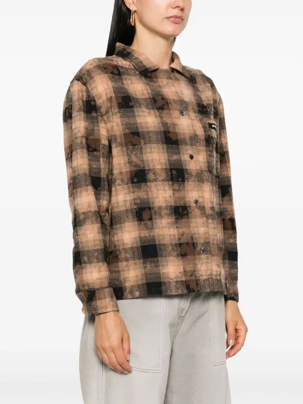 Palm Angels Logo-patch Check Shirt