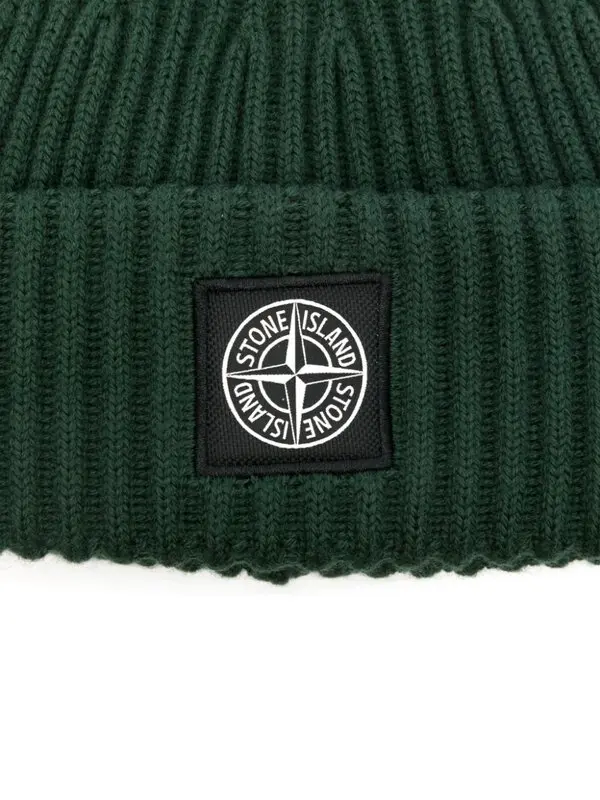 Stone Island Compass-patch Beanie