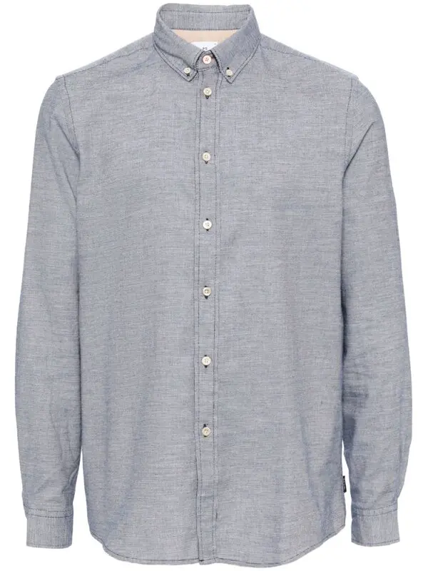 Paul Smith Button-up Cotton-blend Shirt