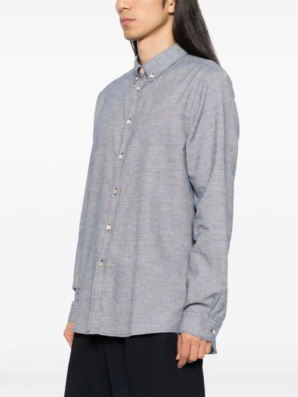 Paul Smith Button-up Cotton-blend Shirt