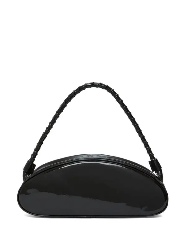 MSGM Logo-debossed Leather Tote - Black