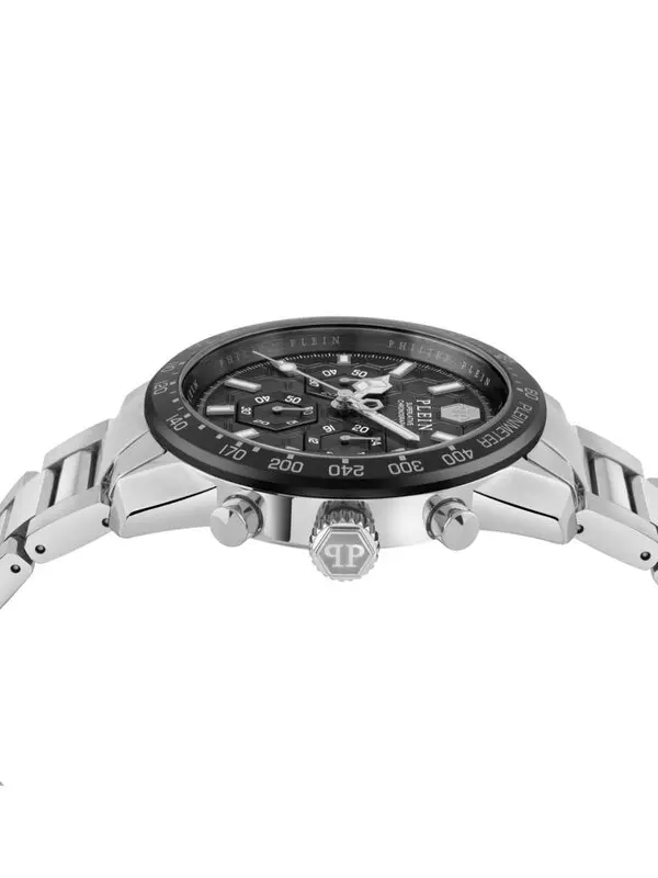 Philipp Plein 44mm Chronograph Bracelet Watch - Black