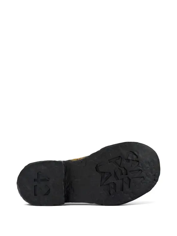 Camper Vamonos Croc-effect Leather Loafers - Brown