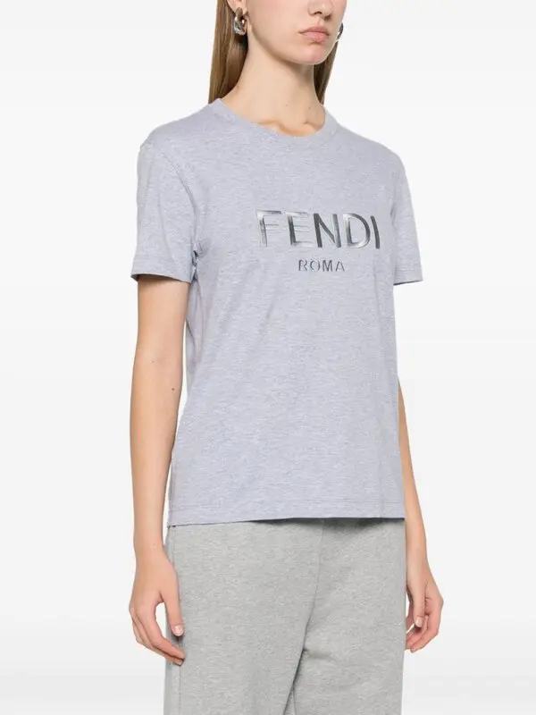 Fendi Tshirt Womens Fendi Tops Fendi X Versace Brown Monogram