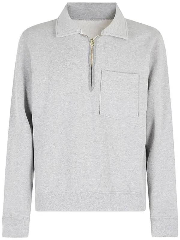 FORTELA Half-zip Polo Shirt - Grey