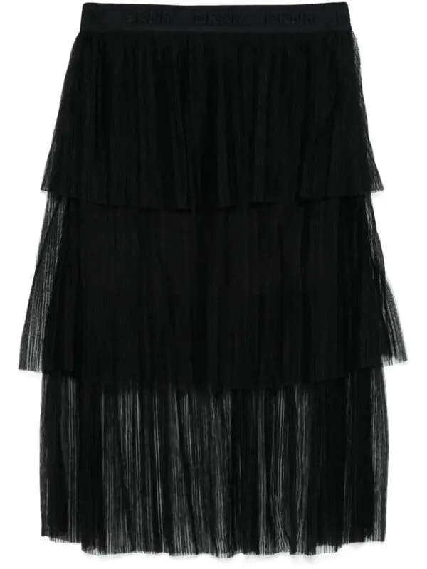 Dkny Tiered Midi Skirt