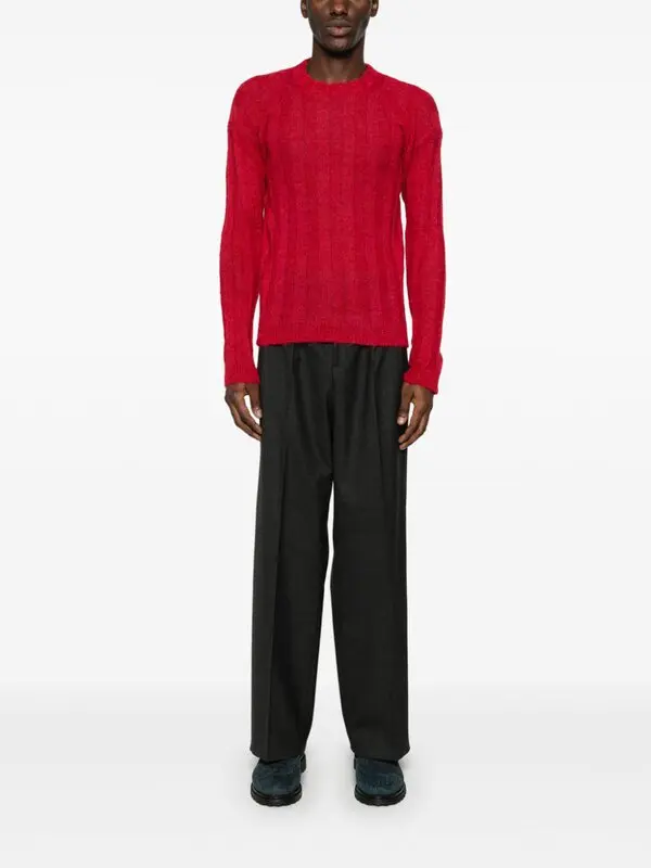 SUNFLOWER Wide Pleated Trousers - Grey