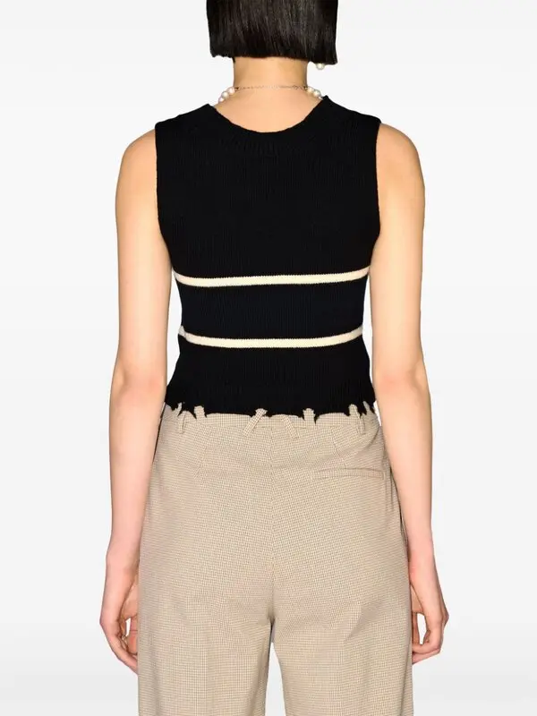 AMBUSH Raw-cut Knitted Top
