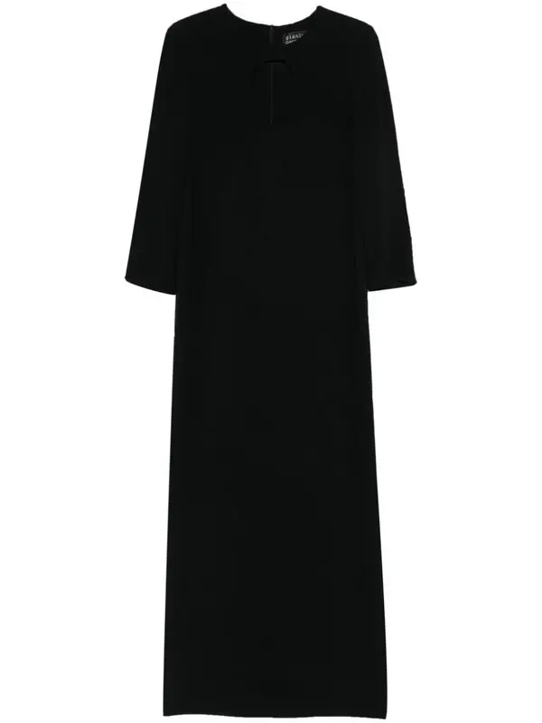 GIANLUCA CAPANNOLO Maxi Jean Dress - Black