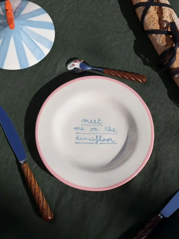 LAETITIA ROUGET X Browns I Put A Spell On You Porcelain Dessert Plates - White