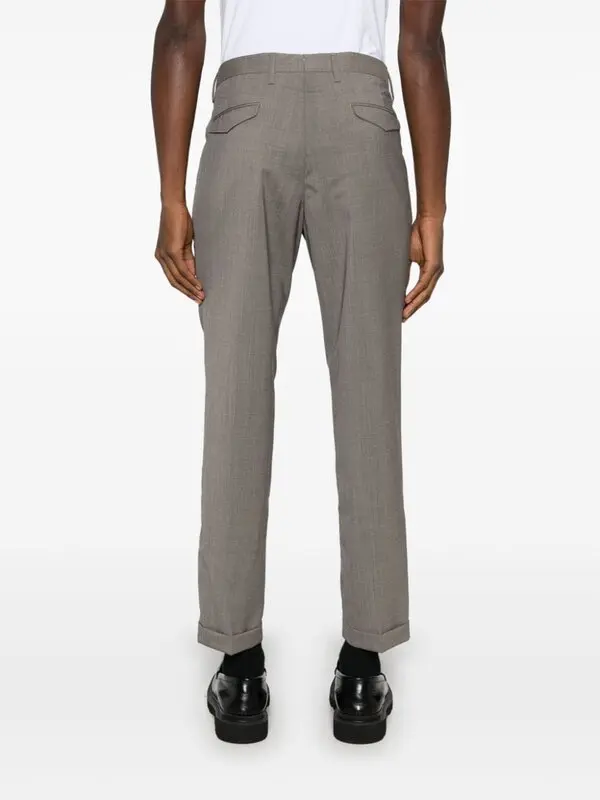 BRIGLIA 1949 Tapered Cropped Trousers