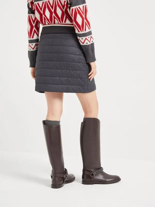 Brunello Cucinelli Padded Mini Skirt