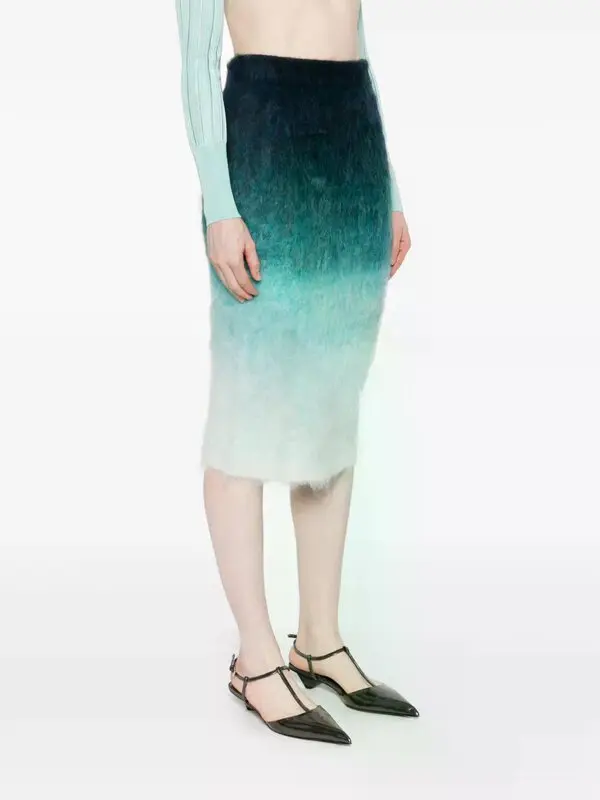 Casablanca Gradient Ankle-length Skirt