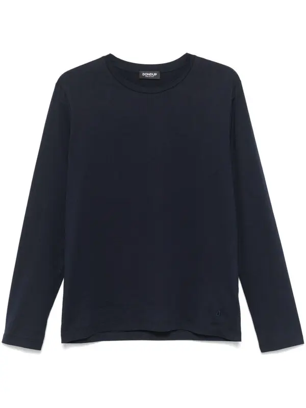 DONDUP Cotton T-shirt - Blue