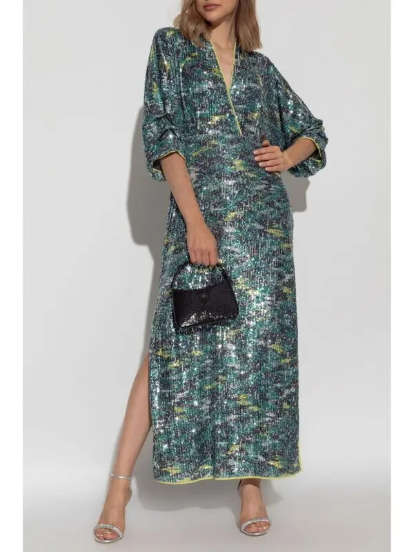 Diane Von Furstenberg Jessel Sequin-embellished Midi Dress