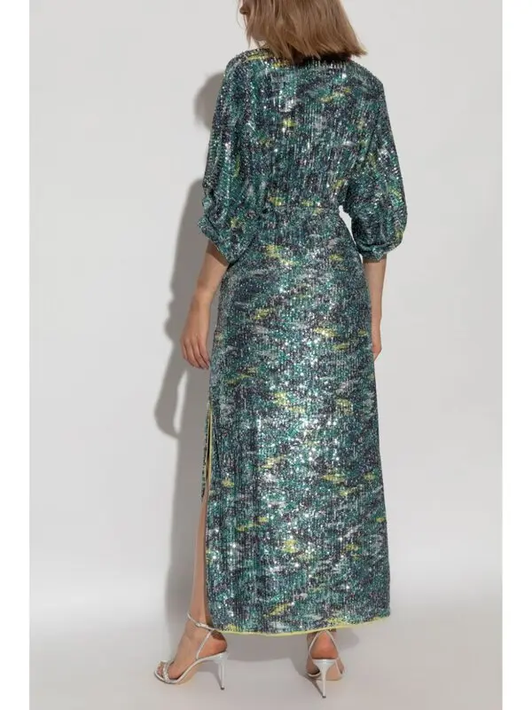 Diane Von Furstenberg Jessel Sequin-embellished Midi Dress