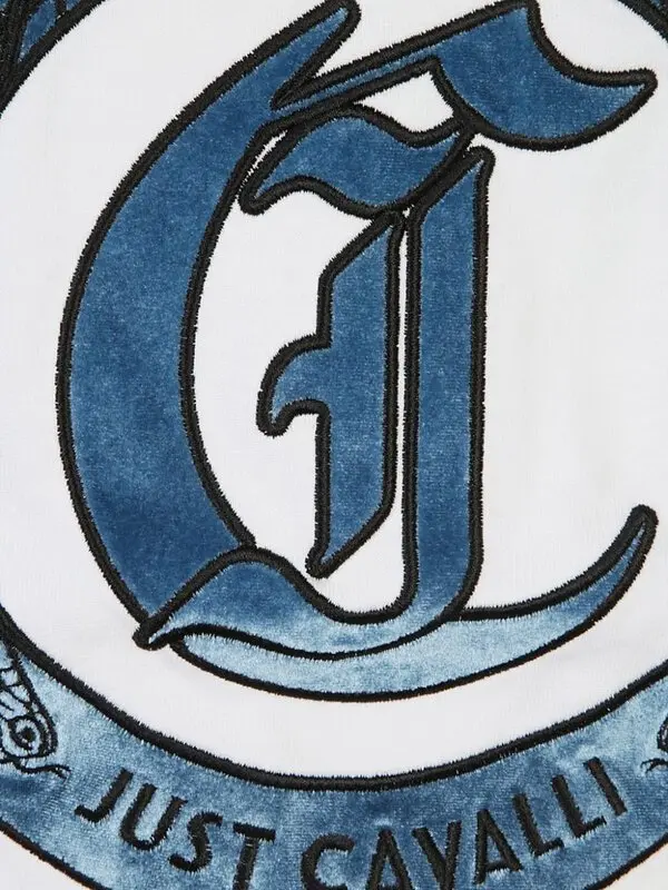 Just Cavalli Ghotic Logo-print T-shirt