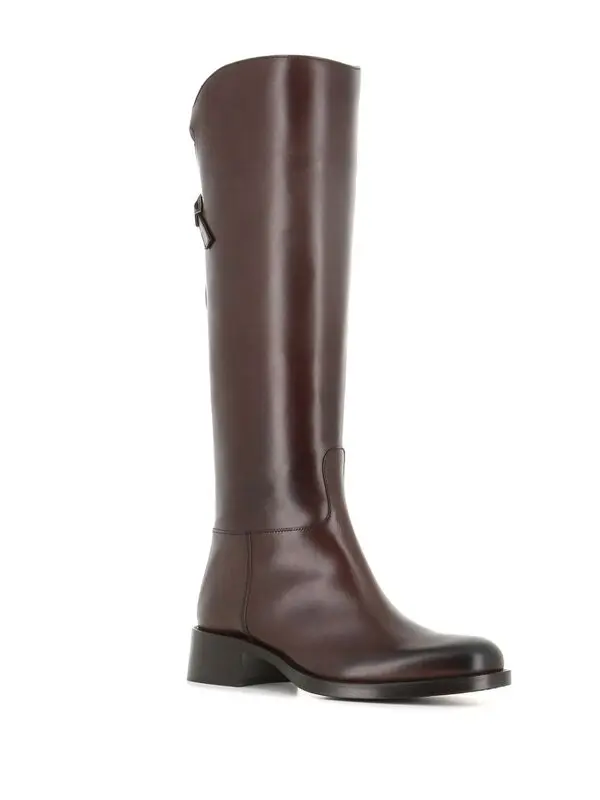 Sartore Leather Riding Boots - Brown