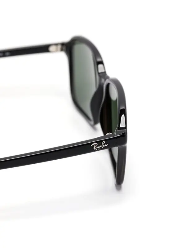 Ray-ban Acetate Rectangle Frame Sunglasses - Black