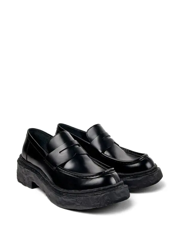 Camper Vamonos Leather Loafers - Black