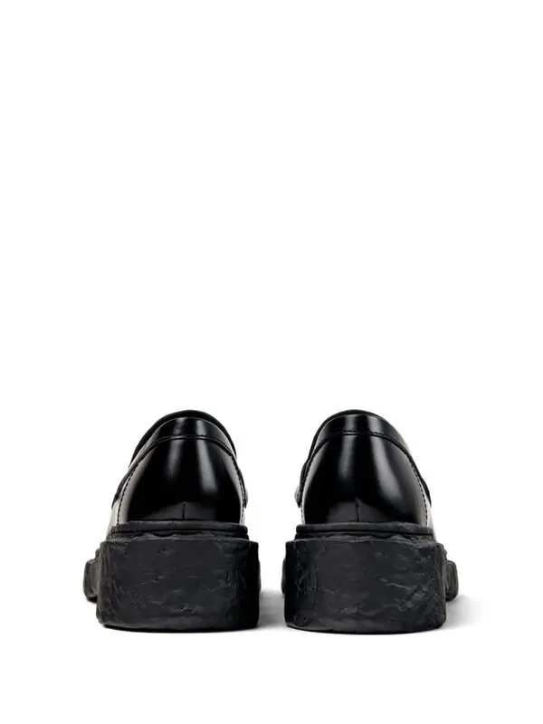 Camper Vamonos Leather Loafers - Black