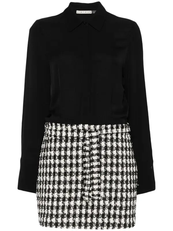 Alice + Olivia Shirt Midi Dress