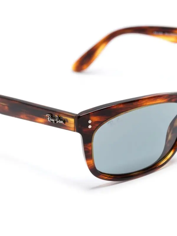 Ray-ban Balorette Rectangle-frame Sunglasses - Brown