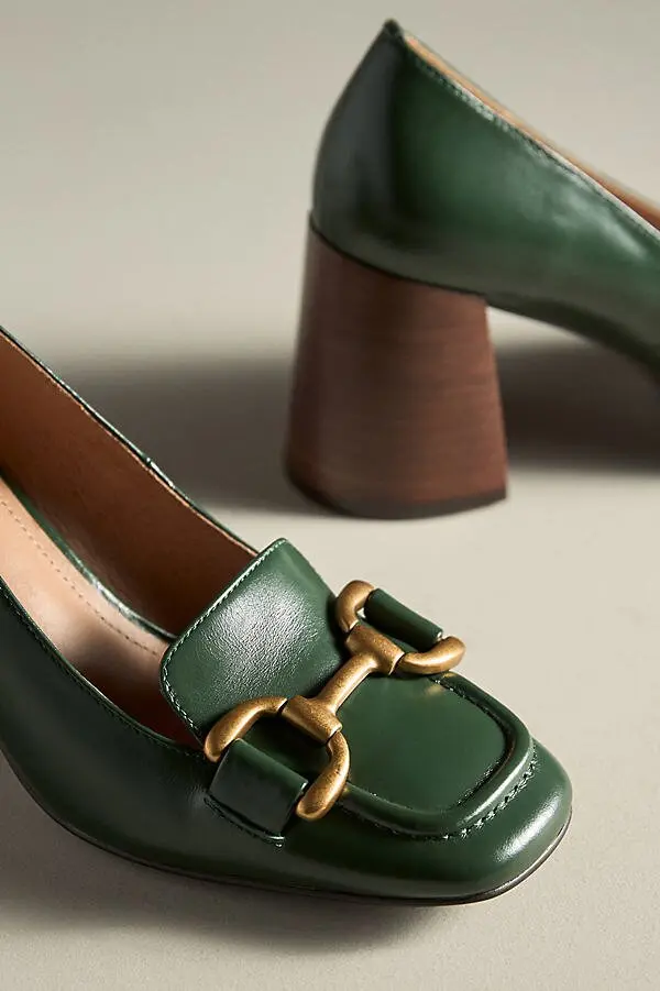 BIBI LOU Zagreb Wood Stacked Heels