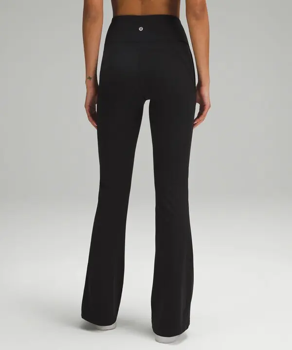 Lululemon Groove High-Rise Flared Pant 32.5 In Black - 30% Off