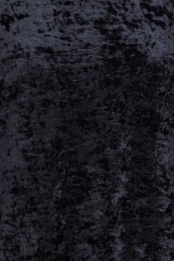 FRAME Crushed Velvet Mini Dress