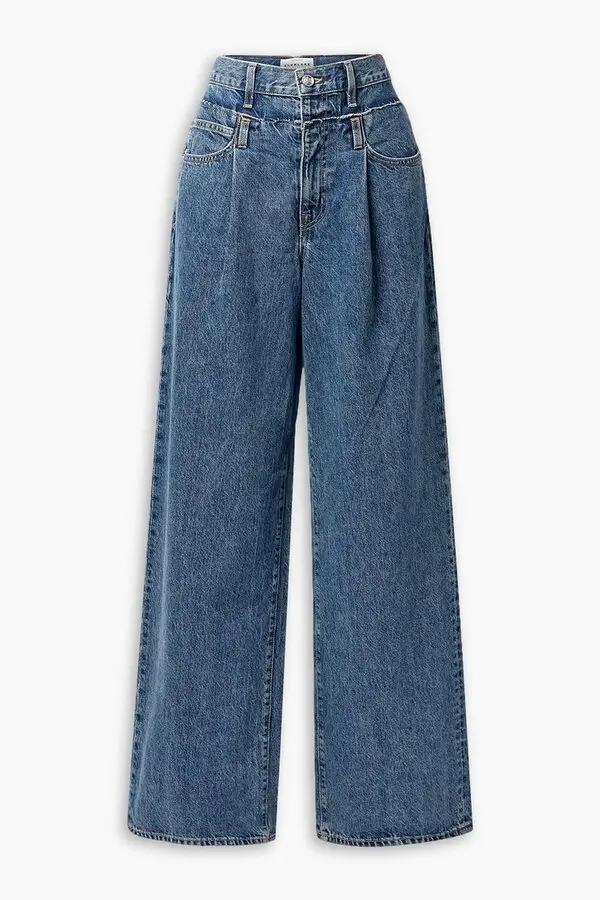 SLVRLAKE Reworked High-rise Wide-leg Jeans