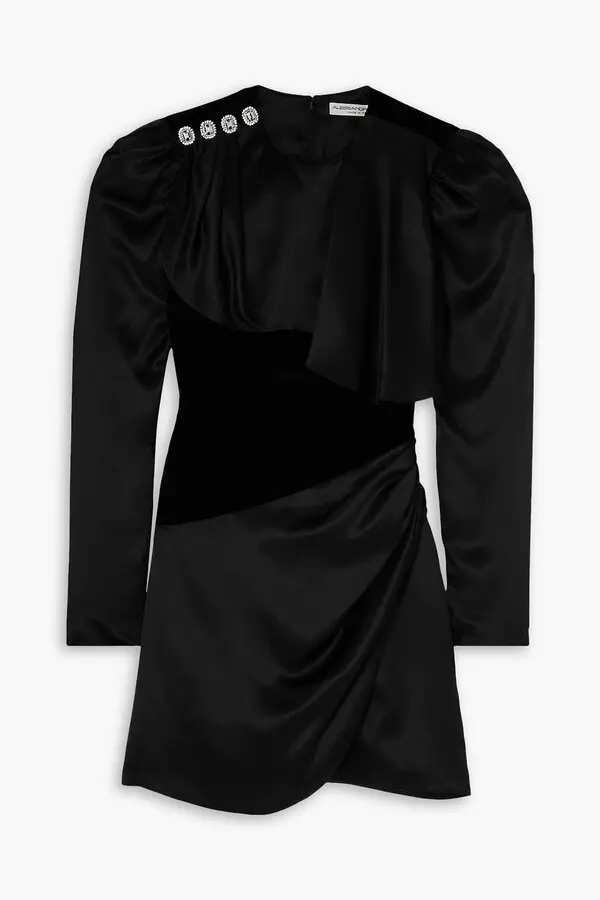 alessandra rich crystal embellished silk dress Alessandra Rich Crystal-Embellished Sequin Maxi Dress
