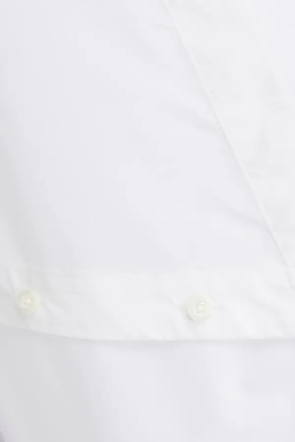 3.1 Phillip Lim Button-detailed Cotton-blend Poplin Shirt - White