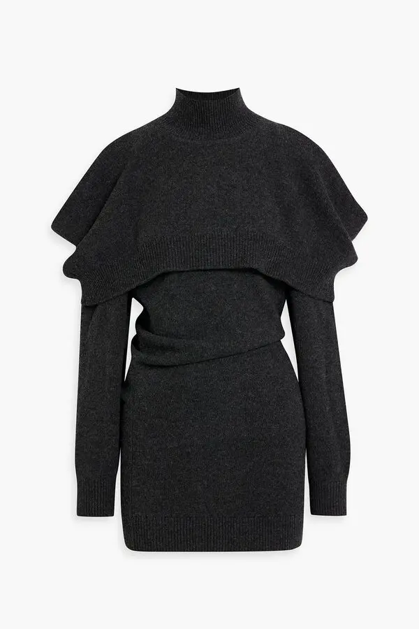 chinese dress ladies T by Alexander Wang // Blue & White Off Shoulder Layered Shirt Dress  VSP  Consignment