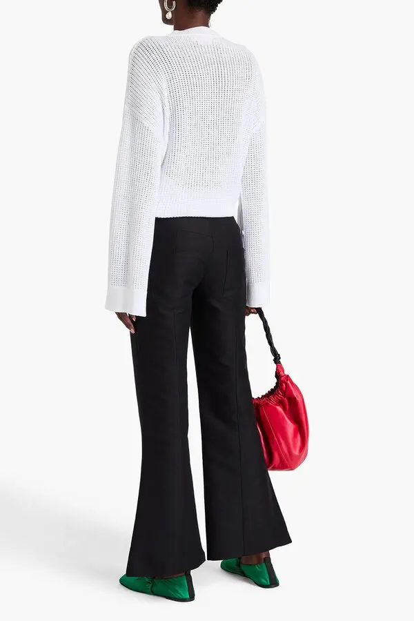 Marni Cotton Flared Trousers