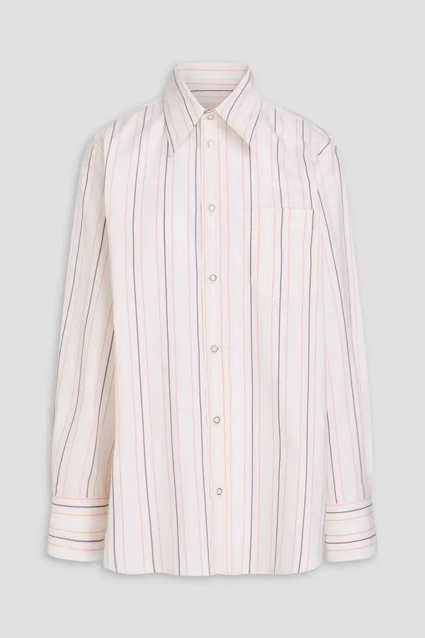 Marni Striped Cotton-poplin Shirt