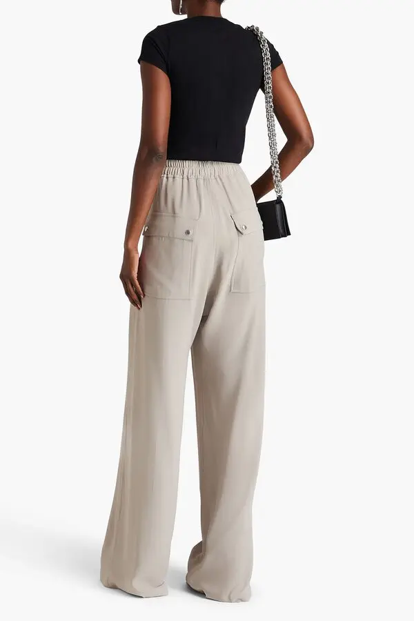 Rick Owens Crepe Wide-leg Pants