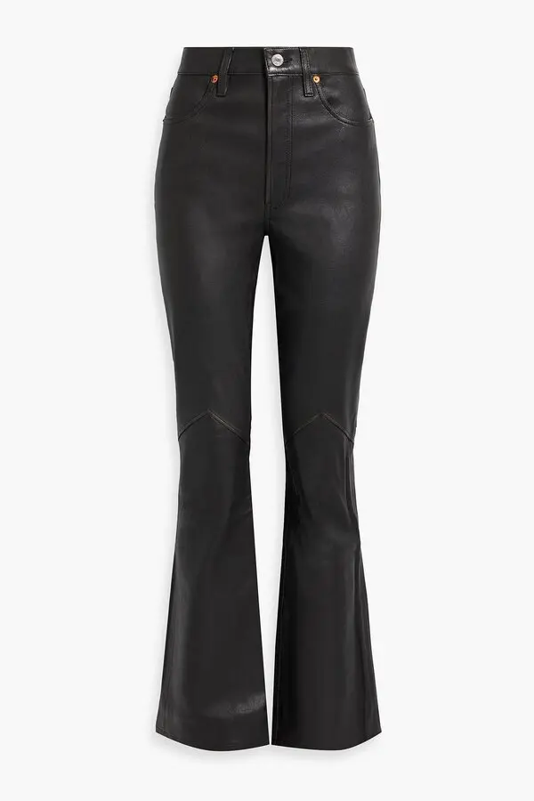 RE/DONE Flared Leather Pants
