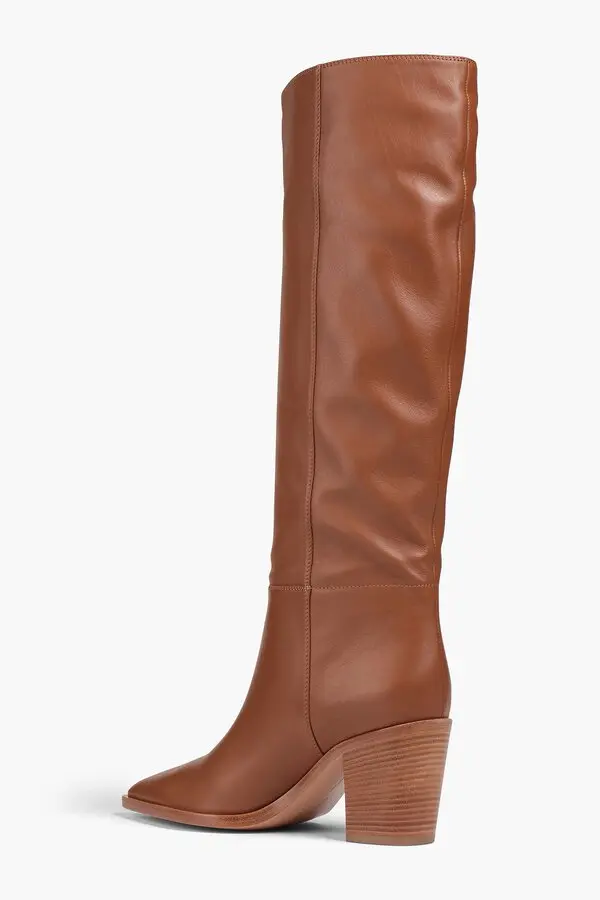 GIANVITO ROSSI Daenerys Leather Knee High Boots