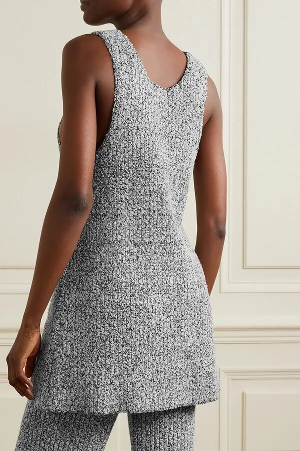 Proenza Schouler Ribbed Bouclé-knit Tank