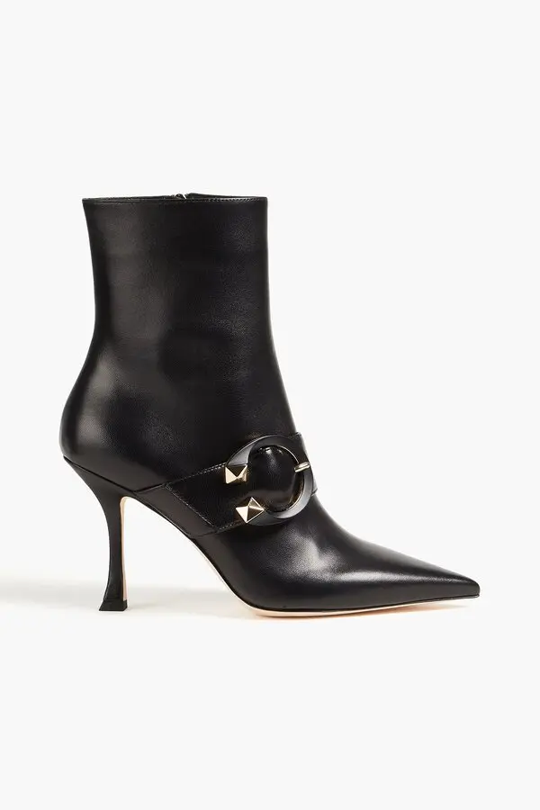 JIMMY CHOO Magik 90 Leather Ankle Boots