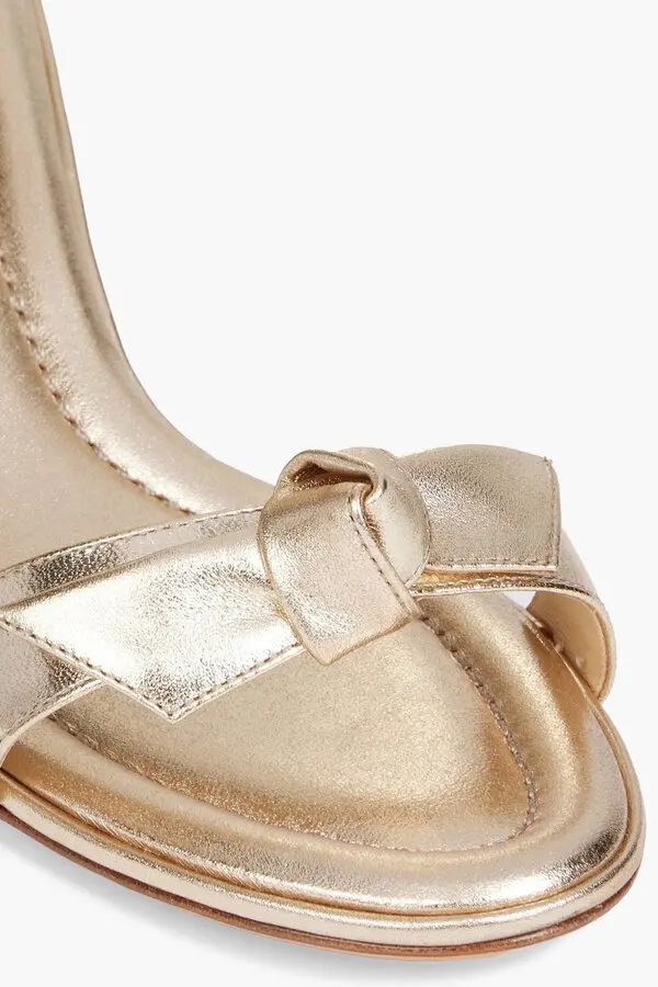 ALEXANDRE BIRMAN Clarita 50 Metallic Leather Sandals