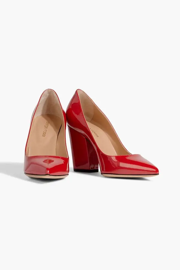 SERGIO ROSSI Sergio 90 Patent-leather Pumps