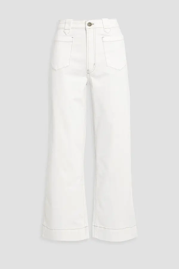 FRAME High-rise Straight-leg Jeans