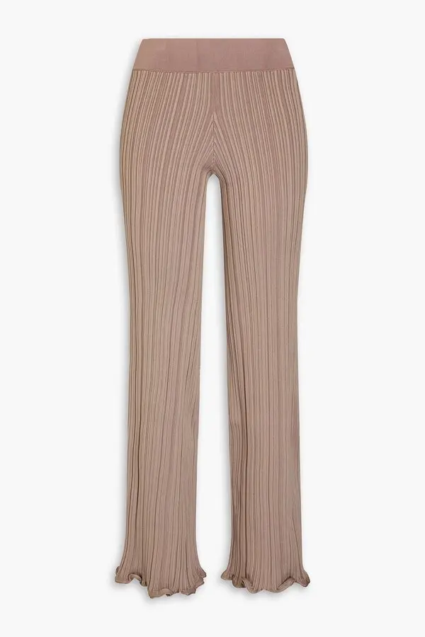 Acne Studios Ribbed Knit Straight-leg Pants