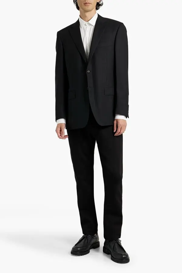 Canali Woolpiqué Suit Jacket