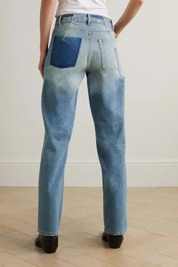 Gauchere Cutout Low-rise Jeans