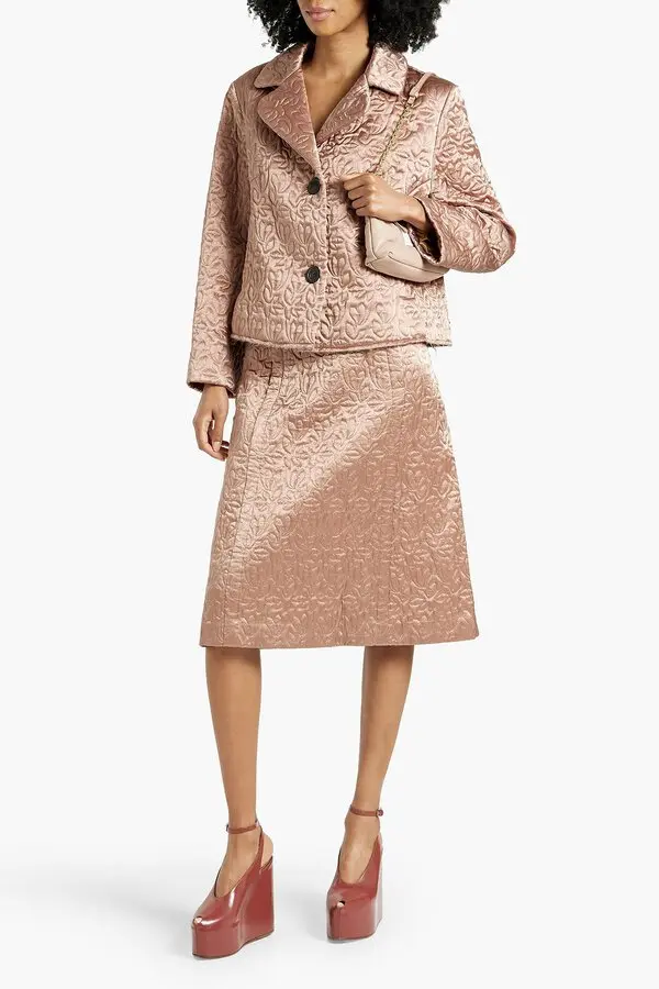 MAISON MARGIELA Quilted Satin Skirt