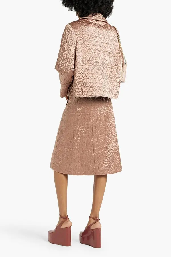 MAISON MARGIELA Quilted Satin Skirt